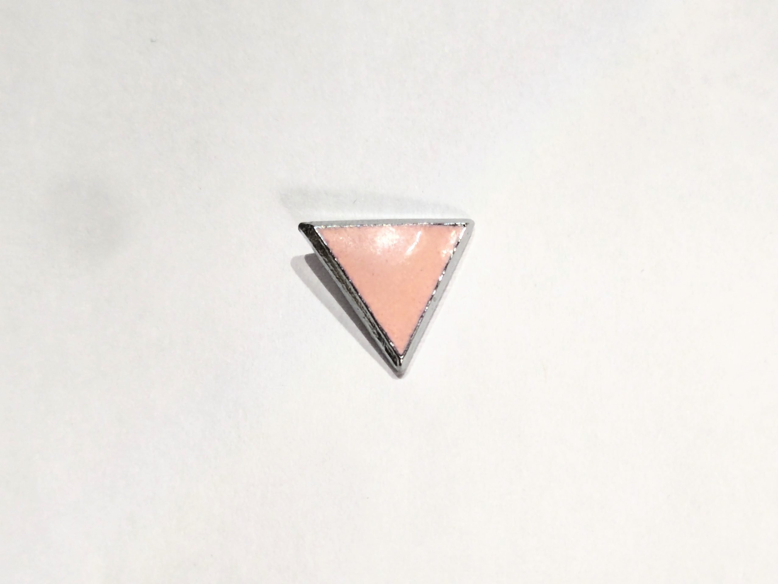 Pink Triangle Anti Nazi Queer Enamel Pin - Freedom Press